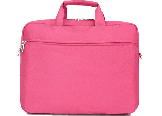 Pink 12’’ Nylon Shoulder Stylish Ladies Laptop Carry Bags Briefcase for Notebook iPad