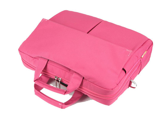 Pink 12’’ Nylon Shoulder Stylish Ladies Laptop Carry Bags Briefcase for Notebook iPad