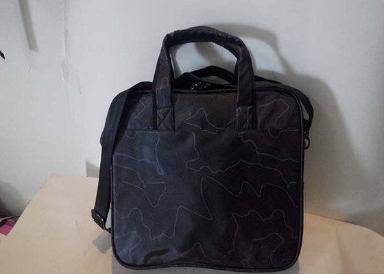 Professional Mens Computer / Laptop Handbag , Shockproof PU Portfolio Bag