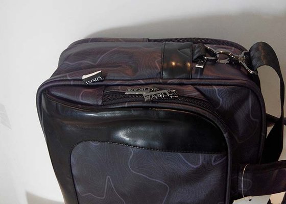 Professional Mens Computer / Laptop Handbag , Shockproof PU Portfolio Bag