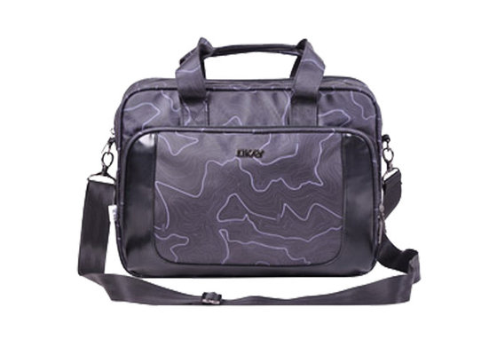 Professional Mens Computer / Laptop Handbag , Shockproof PU Portfolio Bag