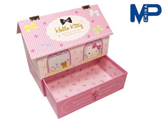 Customizable Printing pink Recycled Paper Gift Boxes for wedding