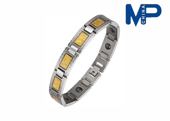 Customizable Fashionable magnetic titanium metallic bracelets for girls
