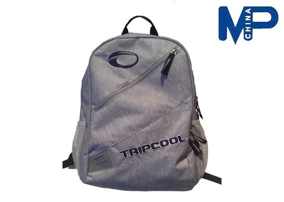 School Student Leisure Trendy Canvas Backpack Customized Polyester Handle