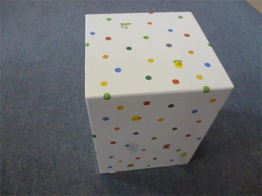 Personalized Rectangular Paper Gift Boxes decorated Polyester Ribbon