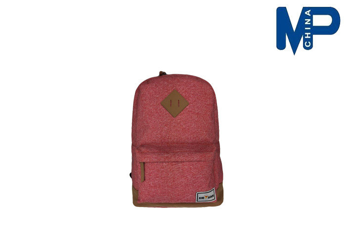 Red 600D Elegant Fashion School Outdoor Travel Backpack For Girls Or Boys
