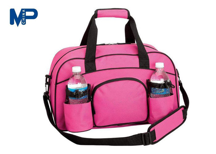 Business Trip Camping Pink Color Cute Duffel Bags Heat Transfer Printing