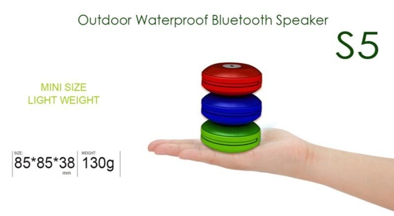 Imprägniern tragbarer Bluetooth Sprecher-Radioapparat S5, 3,0/3w drahtlosen Sprecher-Ball