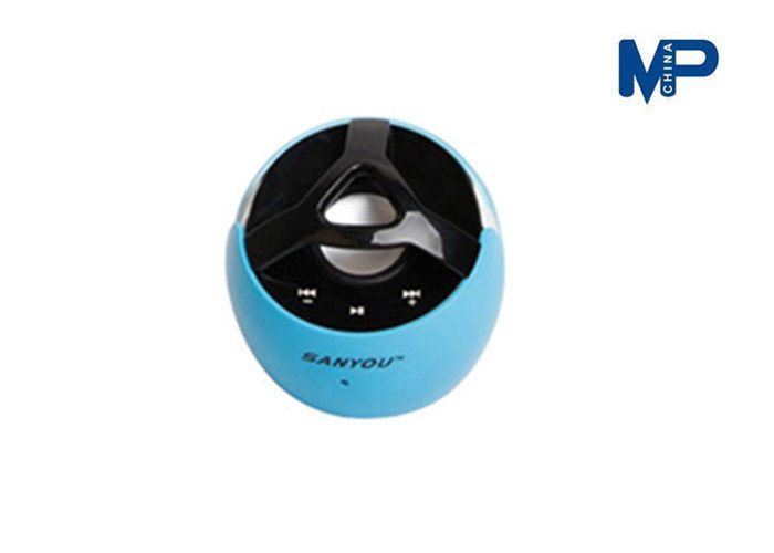 3W Portable Bluetooth Speaker 50Hz-20kHz Frequency Range 4 + 2 Ohms Impedance