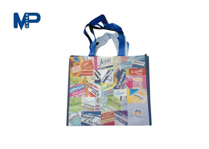 R - Pet Shopper Grocery Shopping Bags With Hook Loop Pad And White Color Inside Lining