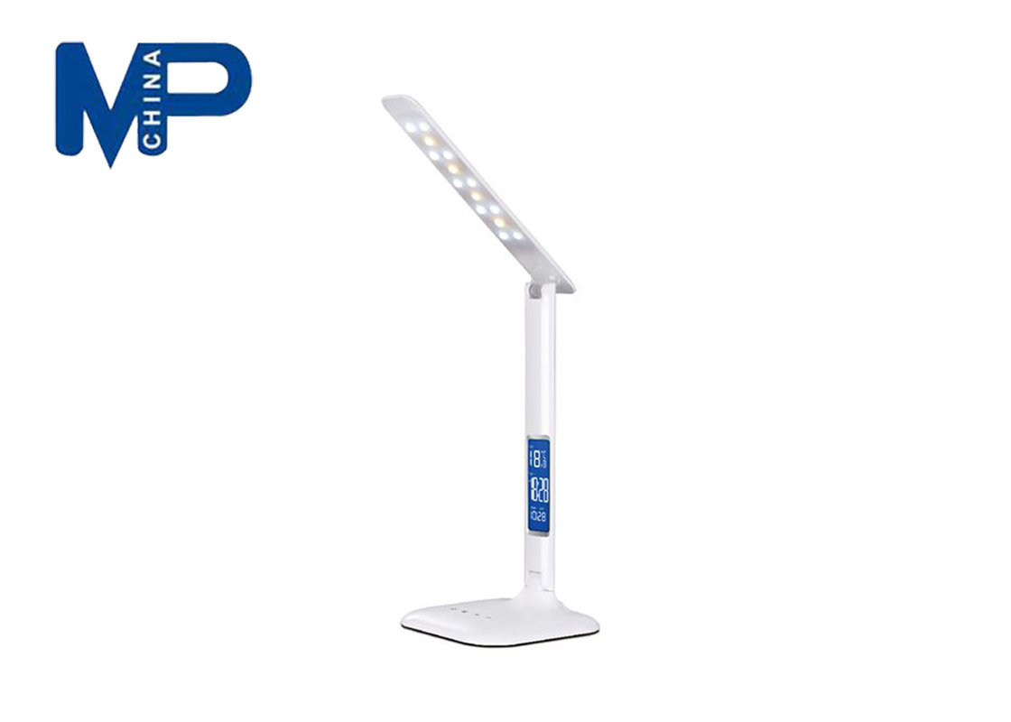 5 Niveaus Helligkeit Dimmable führten Schreibtisch-Lampe mit Temperatur/Wecker-Funktion