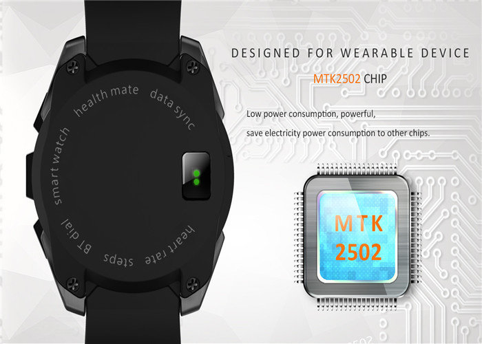 USB Port Touch Smart Mobile Watch , Android Mobile Watch 0.91 Inch OLED Display