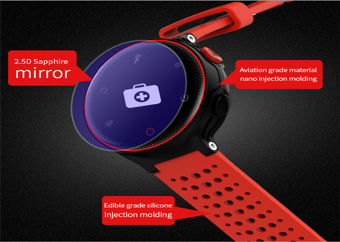 Magnetic Attraction Charging LED Smart Watch Norway Nordic NRF51822 CPU IP68