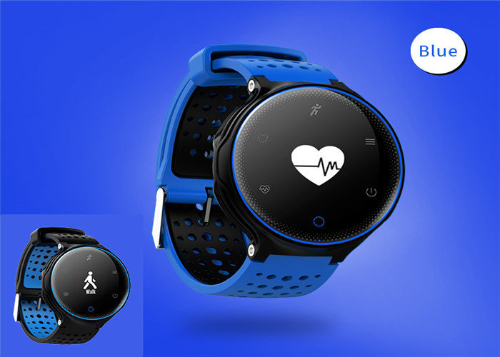 IP67 Waterproof LED Smart Watch 2.5D Glass 380mAh Battery Magnetic Attraction Charging