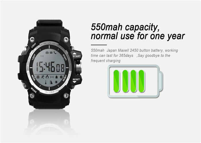 Color Display Screen LED Smart Watch Remote Control Camera With Heart Rate Monitor
