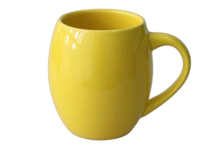 固体艶出し色の容量 520ml AB の等級の注文の陶磁器のマグ