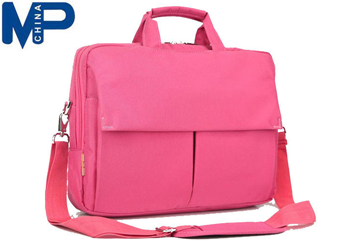 Pink 12’’ Nylon Shoulder Stylish Ladies Laptop Carry Bags Briefcase for Notebook iPad