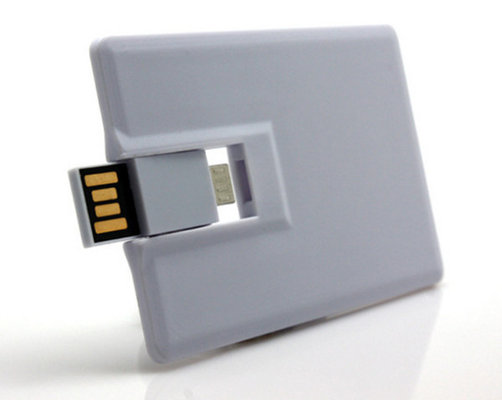 Plastic Credit Card OTG / Mobile Phone USB Flash Drive 16GB 32GB for Smart Phone supplier