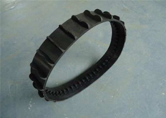 Lawn Mover Lightweight Rubber Tracks , 60mm Width 40 Links Small Tank Tracks