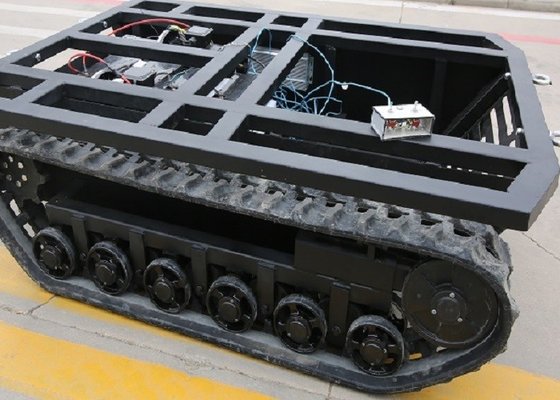 1760mm Length Crawler Track Undercarriage Driving Tension Wheel Optional