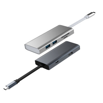 5in 1 USB 3.0 Hub for MacBook Pro Air Multi function USB Type C 4K Video USB Hub 3.0 Adapter Charging Port Hubs