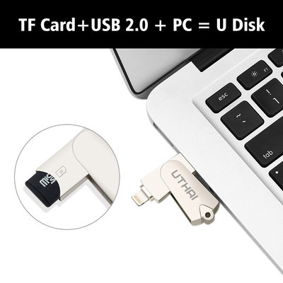 TF OTG Card Reader USB 2.0 Memory Mini Cardreader for iPhone 6/7/8 Plus/X iPod iPad OTG Card Reader