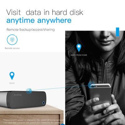 Network Hard Drive Enclosure for 2.5  3.5 inch hard disk drive and SSD remote access the hard disk while you are outside