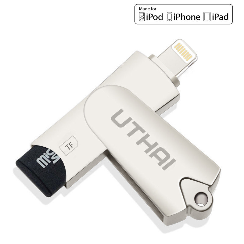 TF OTG Card Reader USB 2.0 Memory Mini Cardreader for iPhone 6/7/8 Plus/X iPod iPad OTG Card Reader
