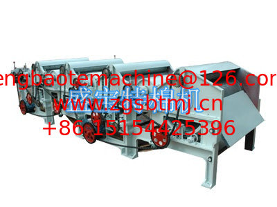 GK250 six roller cylinder rag tearing machine/yarn recycling machine/fiber opening machine