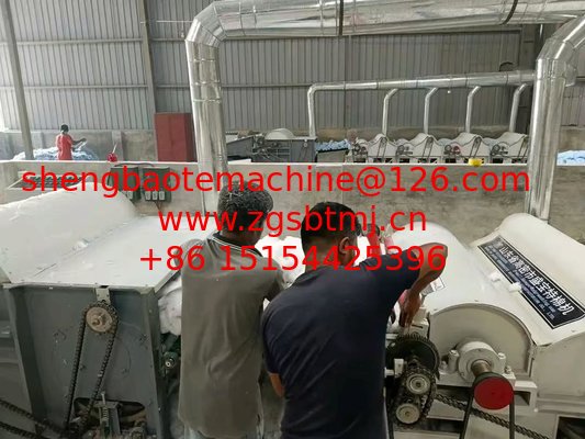 SBT1300 waste textile recycling machine GM600 rag tearing machine gm250 fabric opening machine recycled fiber machinery carding machine blending machine