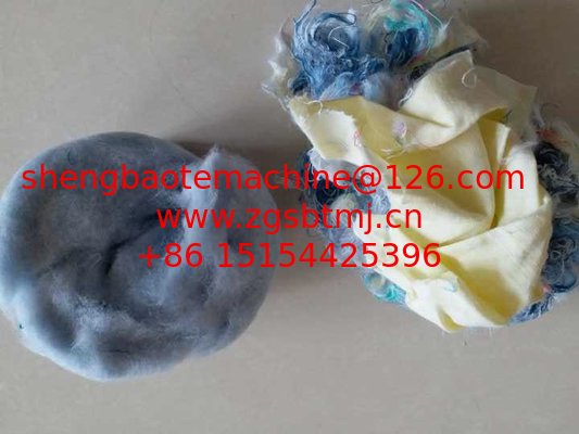 SBT1390 cotton waste recycling machine eight roller cylinders