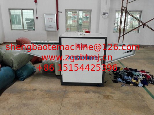 SBT waste fabric yarn cutting machine rag recycling machine roating cutter with 4 knife