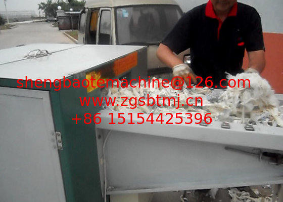 STB006 waste textile cutting machine cloth fabric cutter 6/8 kinfe