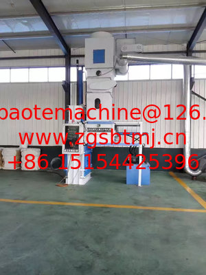 SBT125 automaticlly hydraulic cotton fiber baling machine recycled polyester fiber baler