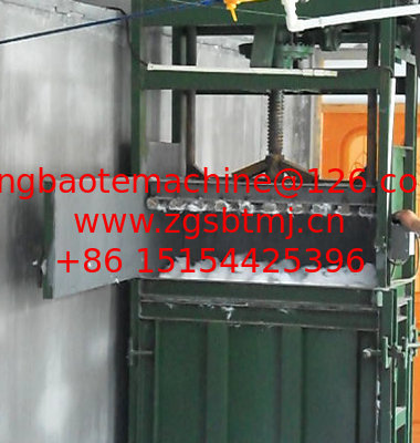 SBT1000 guide screw and gear type baling machine for recycled cotton fiber baler