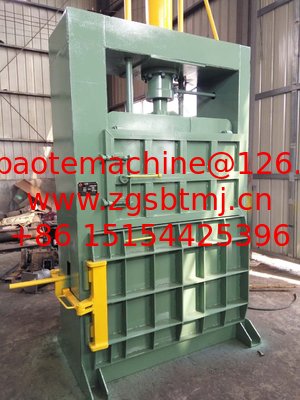SBT 60 tons hydraulic baling machine with three doors for recylced cotton fiber