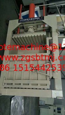 SBT 60 tons hydraulic baling machine with three doors for recylced cotton fiber