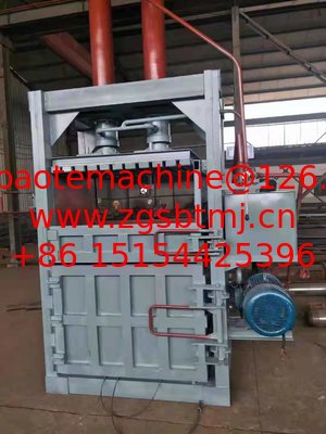 SBT 60 tons hydraulic baling machine with three doors for recylced cotton fiber