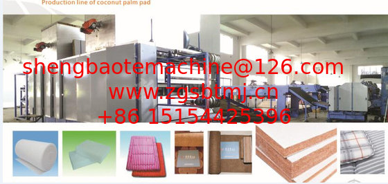coconut palm bedding pad equipment machine line needle winding machine quilt machine