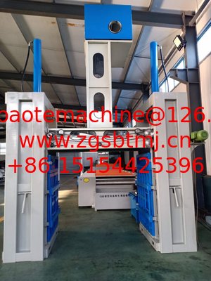 double room cotton fiber hydraulic auto baling machine cotton press machine cotton pack machine