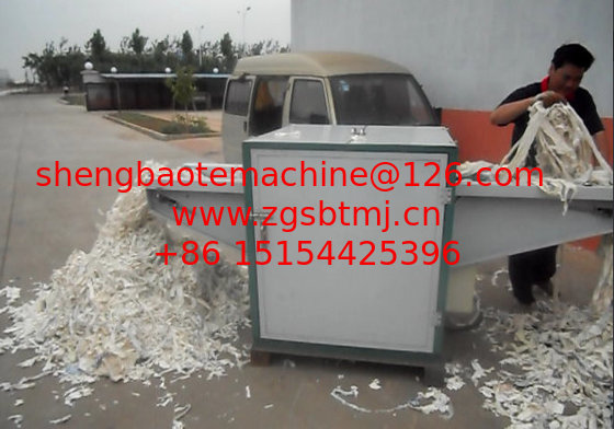 guillotine type textile cutting machine,fabric cutting machine, cotton waste cutting machine, rag tearing machine