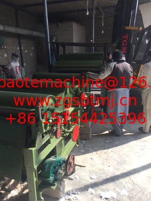 SBT brand rag tearing machine, Magasa design cotton waste recycling machine, carding machine, fiber opening machine