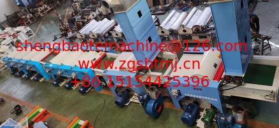 SBT rag tearing machine, Magasa cotton hard waste recycling machine, carding machine, fiber opening machine