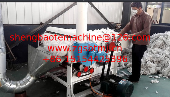 SBT rag tearing machine, Magasa cotton hard waste recycling machine, carding machine, fiber opening machine