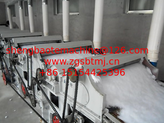 rag tearing machine, Magasa style hard cotton waste recycling machine, carding machine