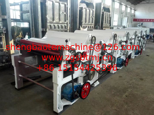 Magasa Laroche design hard cotton waste recycling machine carding machine,rag tearing machine, garnett machine