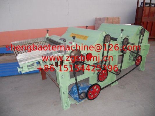 Magasa Laroche design hard cotton waste recycling machine carding machine,rag tearing machine, garnett machine