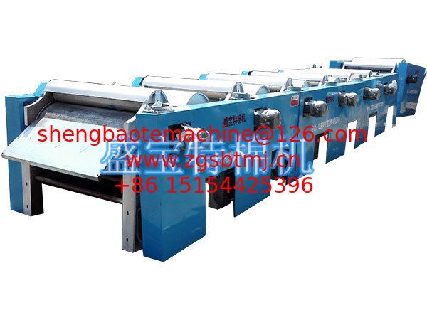 GK250 six roller cylinder rag tearing machine/yarn recycling machine/fiber opening machine