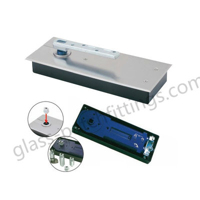 Double Cylinder Floor Spring Hinge Iron Casting Material With Hold Open Function