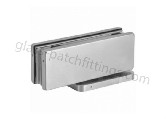 Glass Door Hydraulic Patch Fitting Easy Installation With Base Seat Adjustable